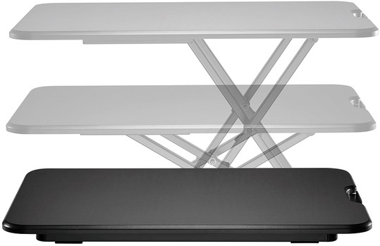 Zit-Sta werkplek Neomounts NSWS050 zwart One-Stop-Office-Shop.nl