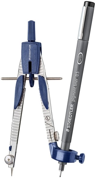 Passer Staedtler Mars 553 met snelverstelling One-Stop-Office-Shop.nl