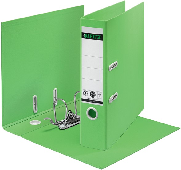Ordner Leitz 180° Recycle 80 mm karton A4 groen One-Stop-Office-Shop.nl