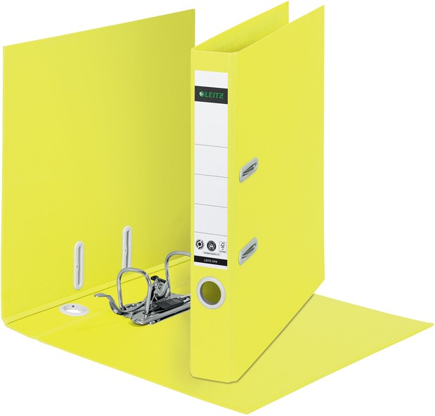 Ordner Leitz 180° Recycle 55 mm karton A4 geel One-Stop-Office-Shop.nl