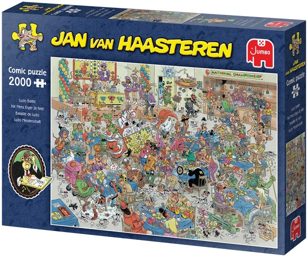 Puzzel Jan van Haasteren NK Mens Erger Je Niet 2000 st One-Stop-Office ...