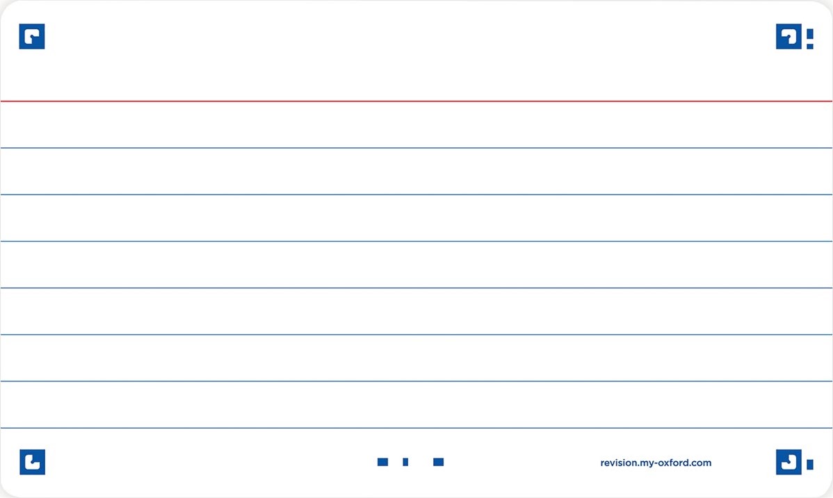 Oxford Flash 2.0 flashcard starterkit, gelijnd, A7, wit, pak van 80 vel ...
