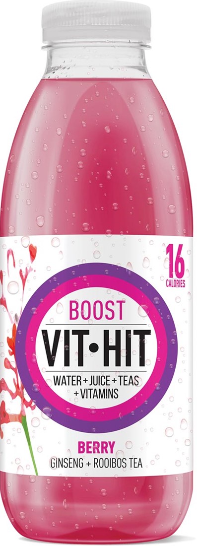 Vit Hit vitaminedrank Boost, flesje van 50 cl, pak van 12 stuks One ...