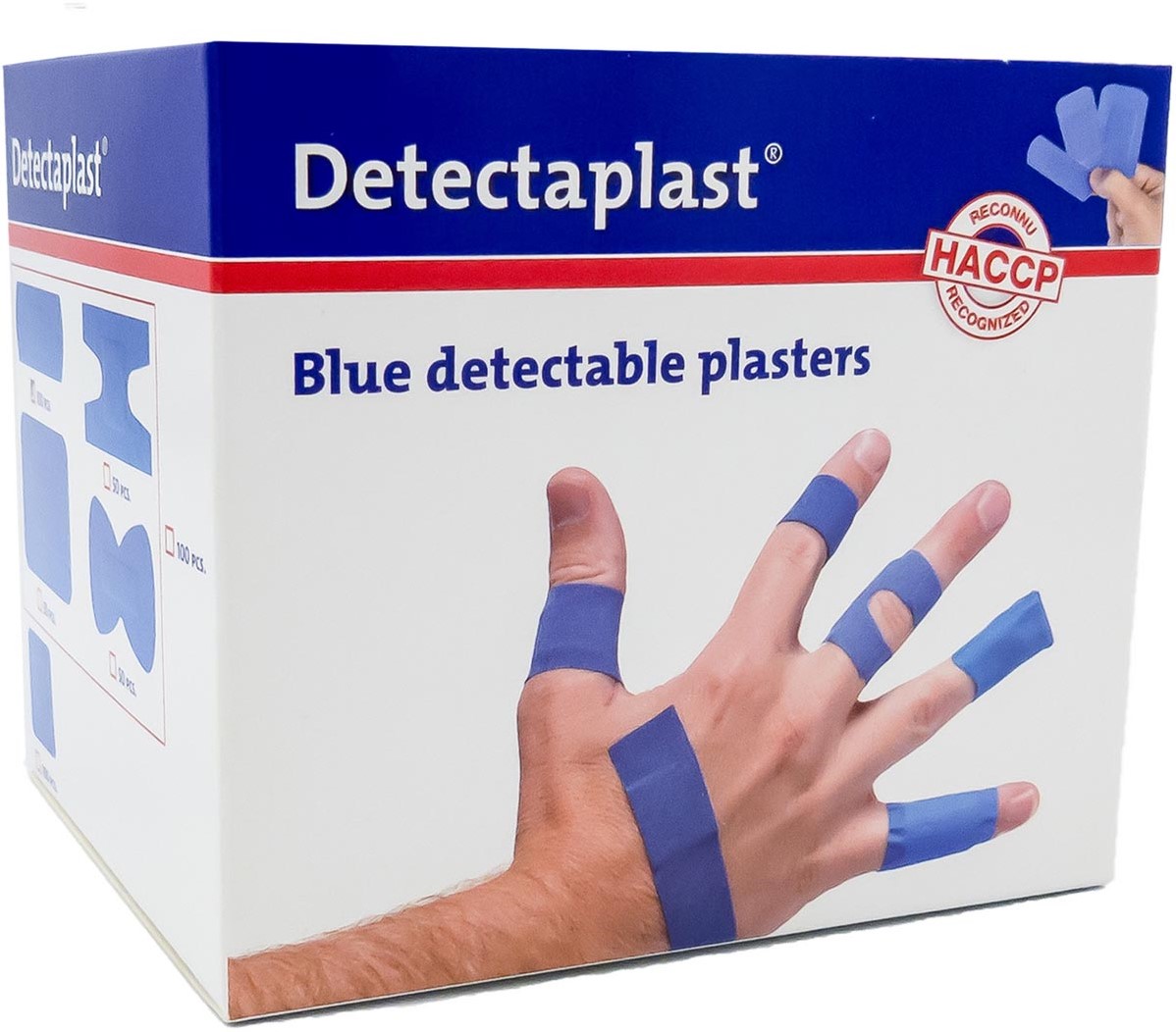 Detectaplast Elastic textielpleister, assorti afmetingen, pak van 100 ...