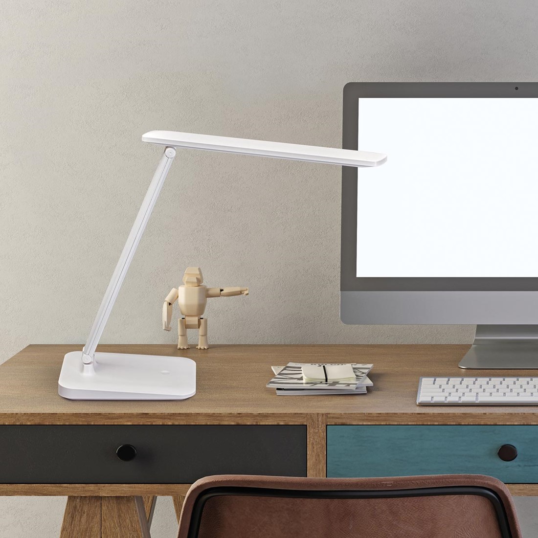 MAUL bureaulamp Sally, LED, dimbaar, op voet, wit One-Stop-Office-Shop.nl