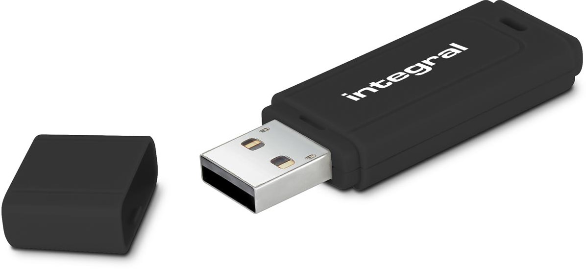 Integral Black USB stick 3.0, 64 GB, zwart One-Stop-Office-Shop.nl