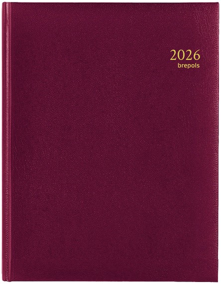 Agenda 2026 Brepols Timing Lima 7dagen/2pagina's zestalig bordeaux One ...