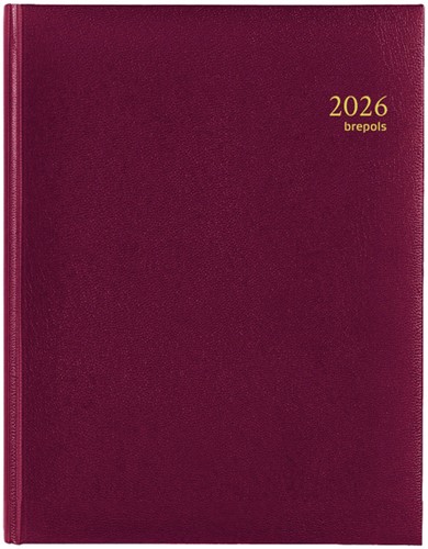 Agenda 2026 Brepols Timing Lima 7dagen/2pagina's zestalig bordeaux One ...