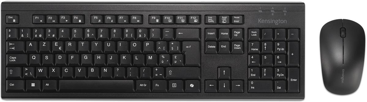 Kensington EQ draadloze deskset KM270, oplaadbaar, azerty One-Stop ...