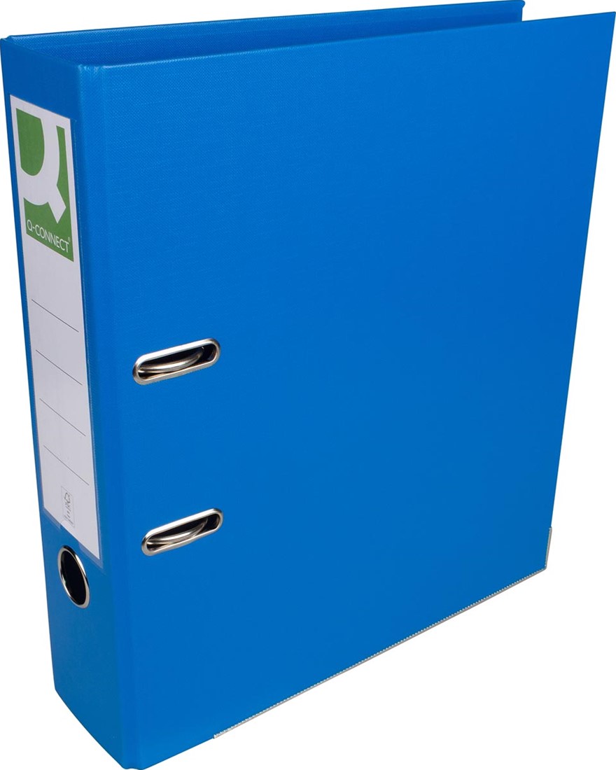 Q-CONNECT ordner, voor ft A4, volledig uit PP, rug van 8 cm, blauw One ...