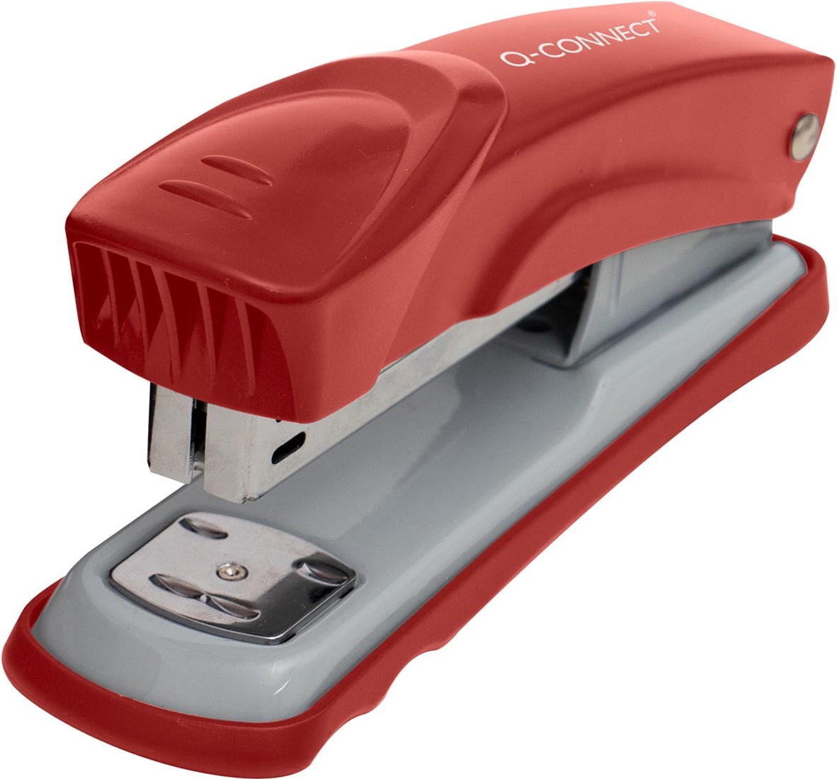 Q-CONNECT nietmachine, metaal, half strip, 25 blad, rood One-Stop ...