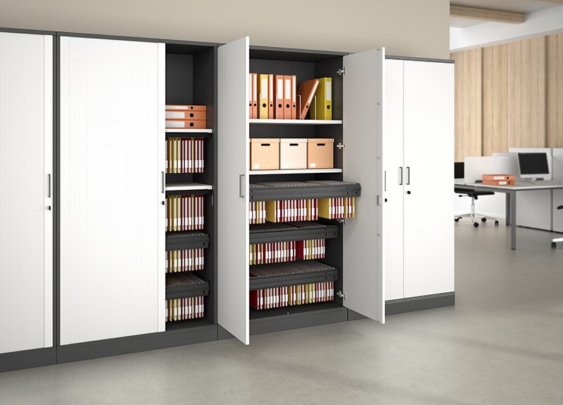 Uittrekframe A4 Hangmappen Voor Kast Uni Plus Met Roldeuren One-Stop ...